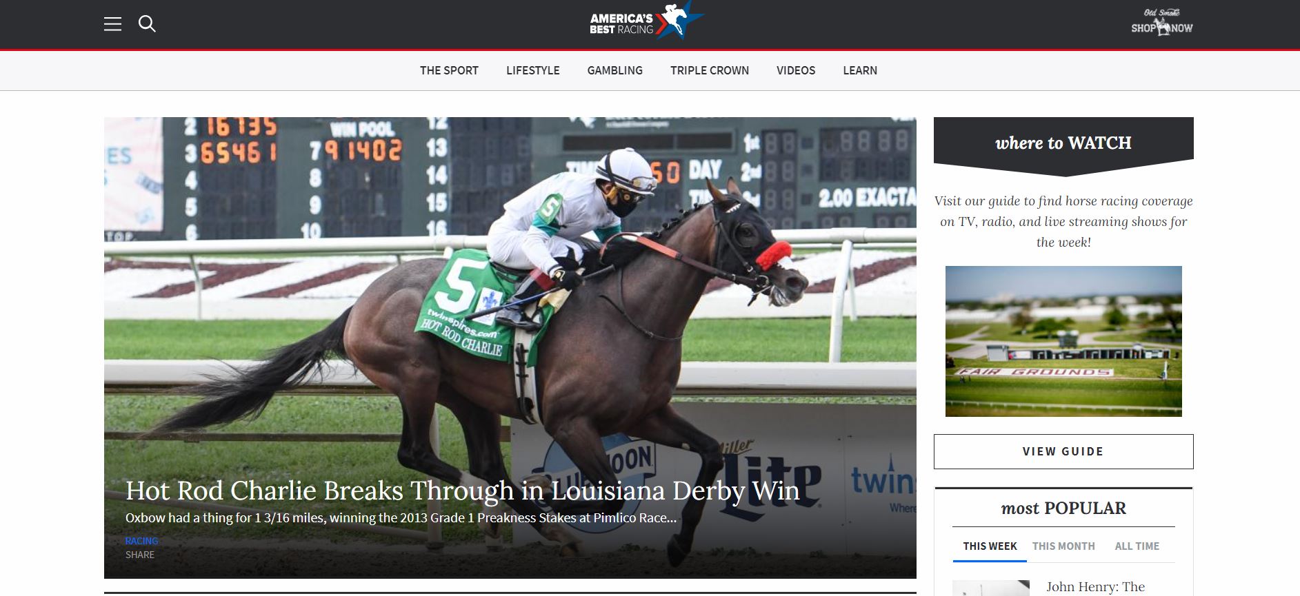 Good sites to watch for horse racing news